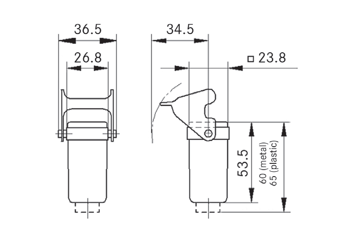 AceTronic Industrial Controls | HA 3/4 Cable Coupler Hoods Single Lever ...